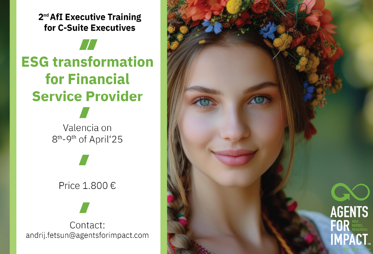 ESG Training – Agents for Impact GmbH
